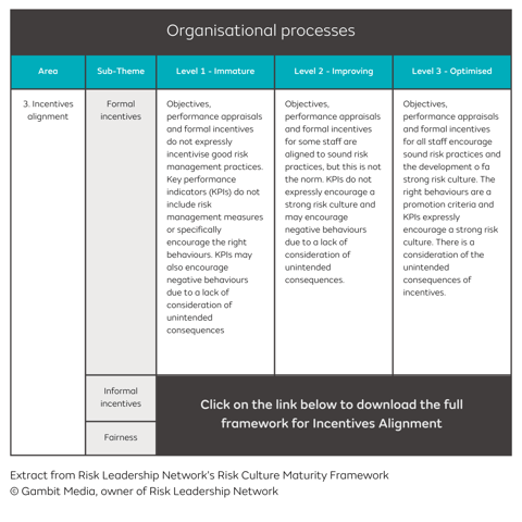 Risk Culture Maturity Framework: a bespoke solution to a member priority