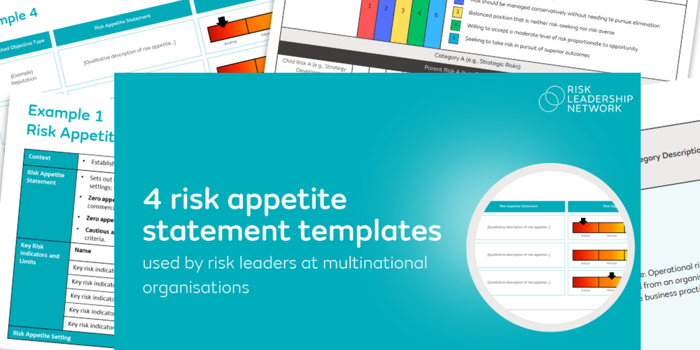 Intelligence | Risk appetite statement templates