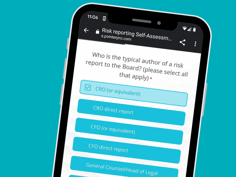 Risk Reporting to the ARC and board